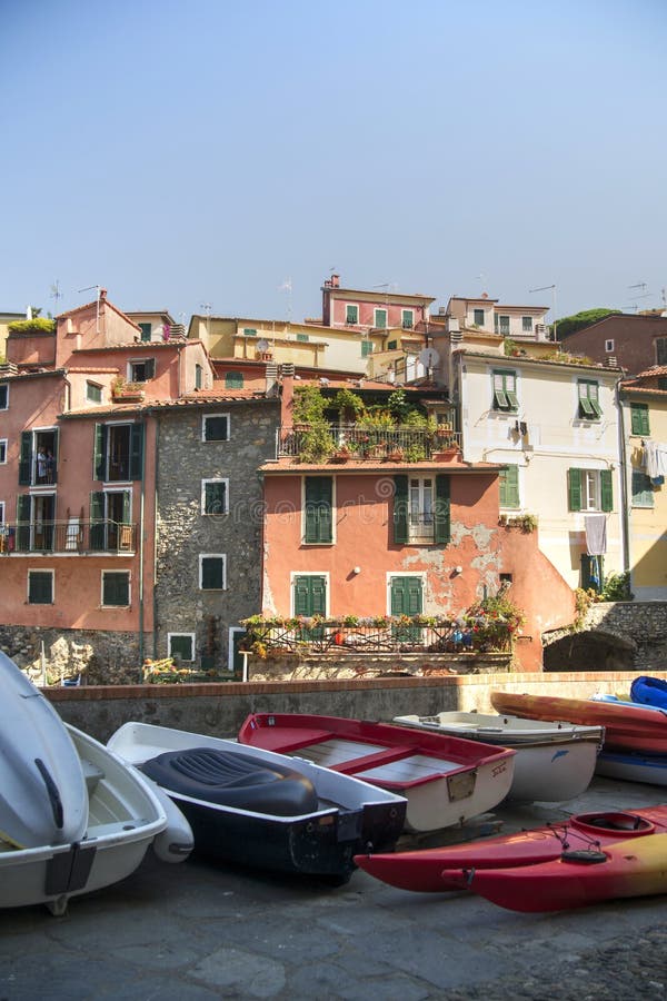 Village of Tellaro Italy stock image. Image of europe - 75107323