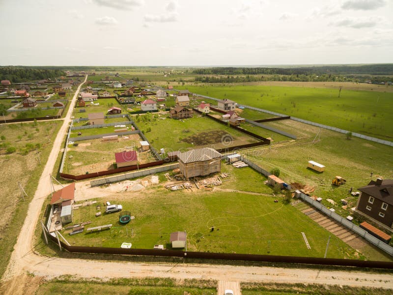Village view from above stock photo. Image of outdoor - 71707616