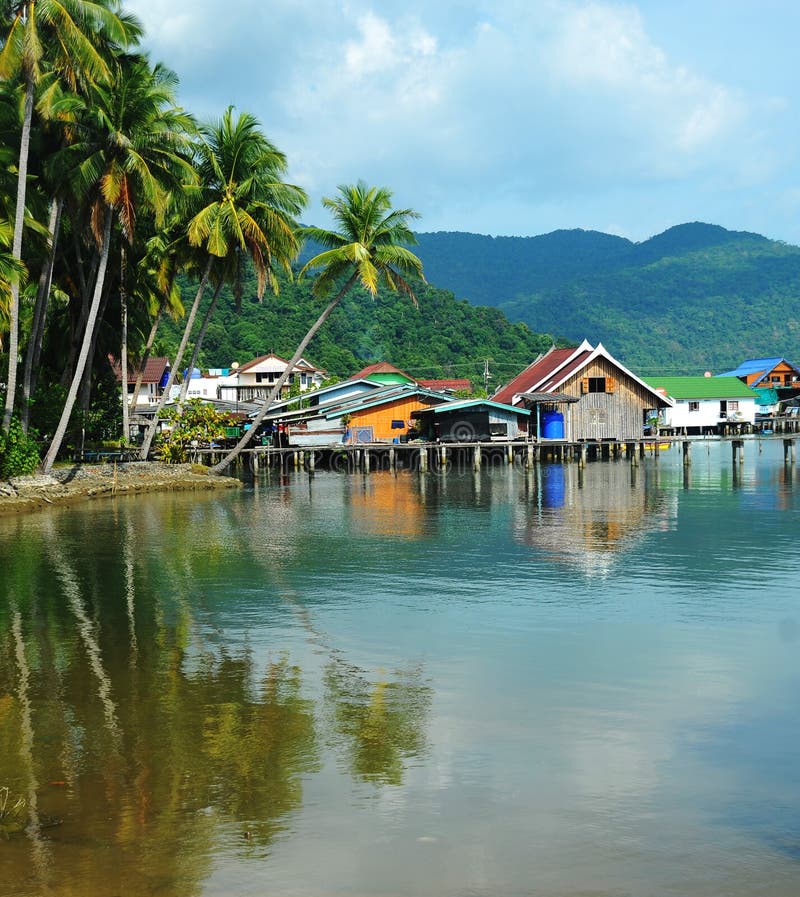 Chinese water village stock image. Image of restaurant - 17770291