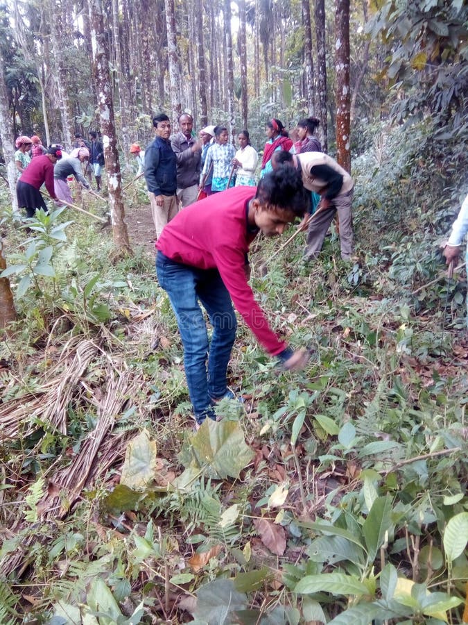 Village Working Image in the Coating Editorial Image - Image of imge ...