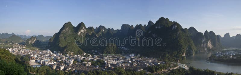 The Village of Xingping,guangxi Province Stock Photo - Image of guilin ...