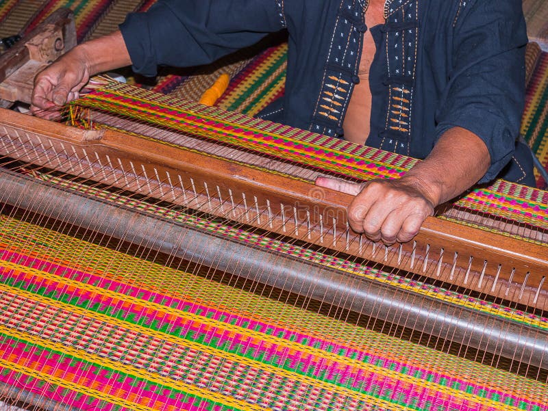 Villager Generate Local Mat Stock Image - Image of textile, material ...