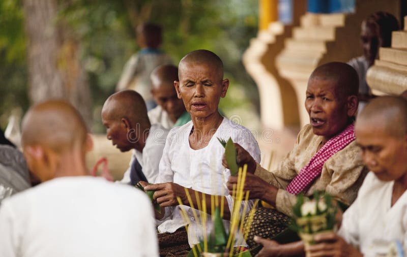 A Group of Few Villagers are Sitting Together Stock Photo - Image of ...