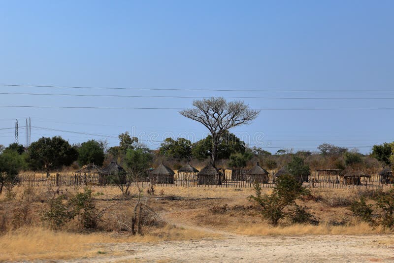 Villages and Poverty in Namibia Stock Photo - Image of villages ...
