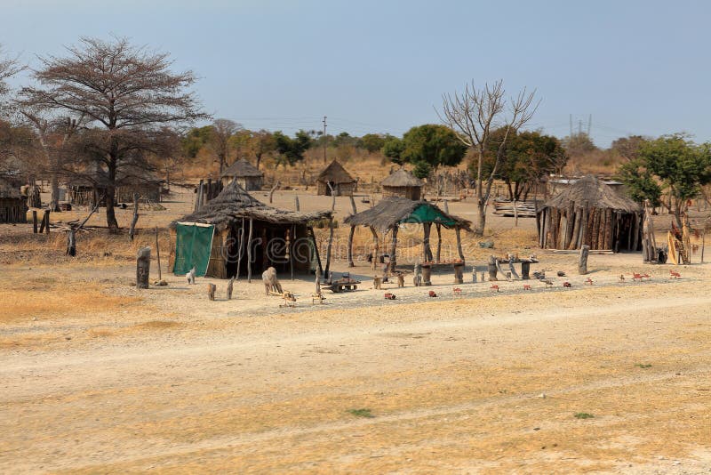 Villages And Poverty In Namibia Stock Photo - Image of country, africa ...