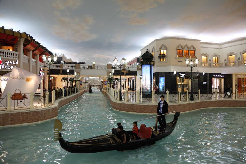 Villaggio Mall Shopping in Doha Editorial Stock Photo - Image of stores ...