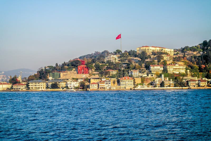 Villas Along the Bosphorus Strait Stock Photo - Image of traditional ...
