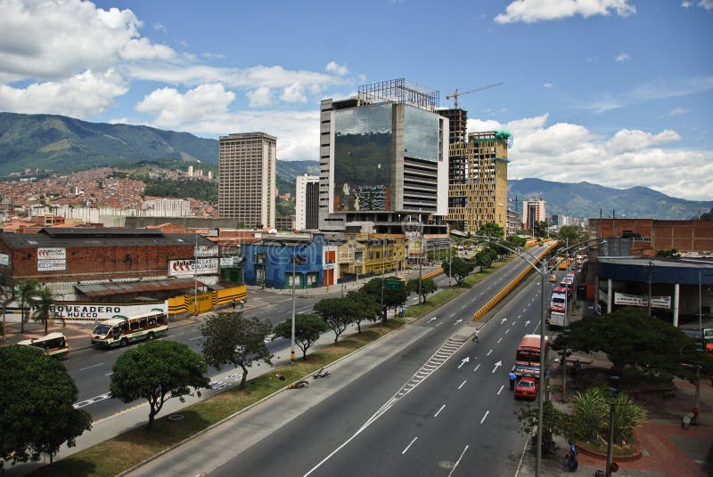 Vue De Ville De Medellin, Colombie Photo stock - Image du colombien ...