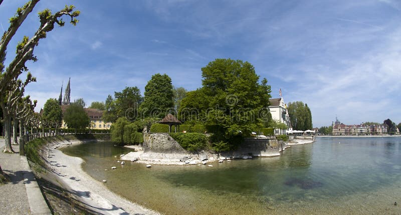 Ville De Konstanz Au Lac Constance Photo stock éditorial - Image du ...