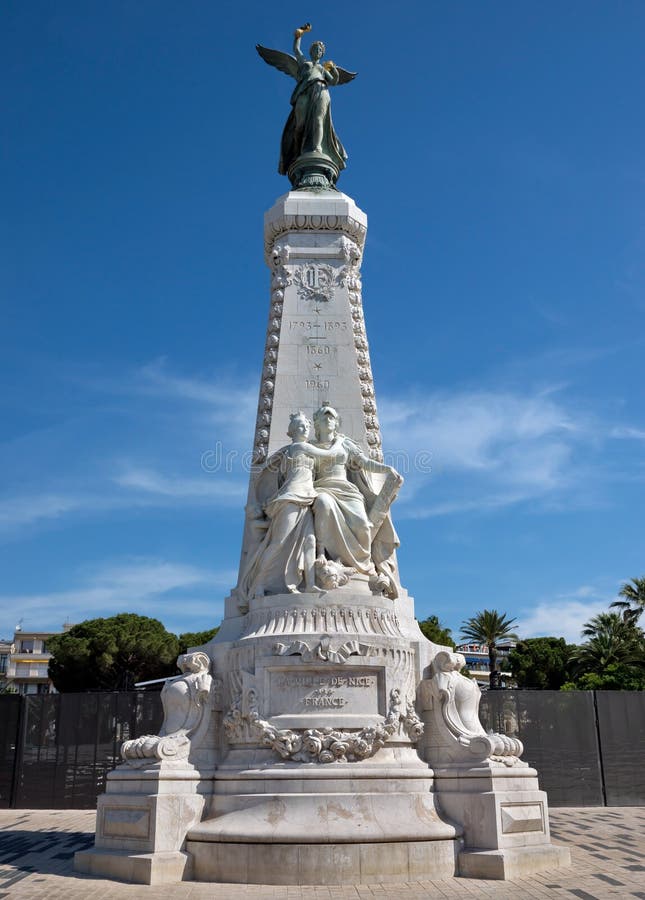 Ville De Nice - Monument Du Centenaire Image stock - Image du ville ...