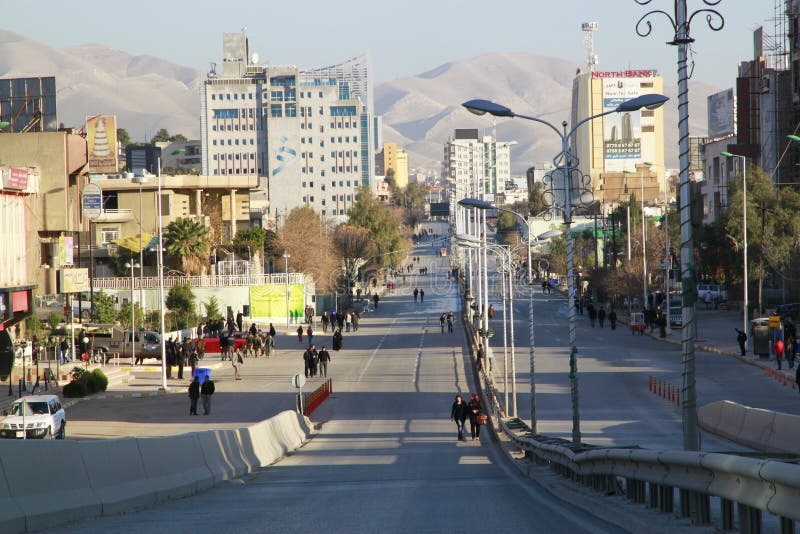 Ville De Sulaimania, Kurdistan Irak Photo éditorial - Image du ...