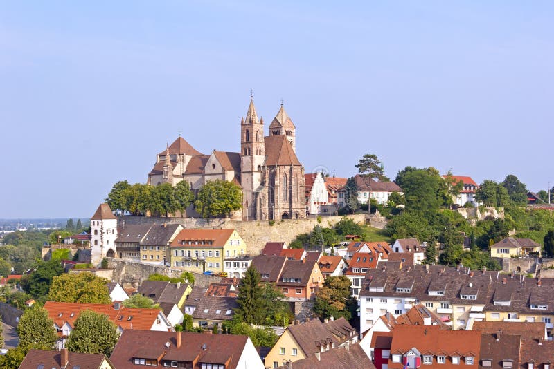 Vue De Ville De Breisach - Baden-Wurttemberg, Allemagne Photo stock ...