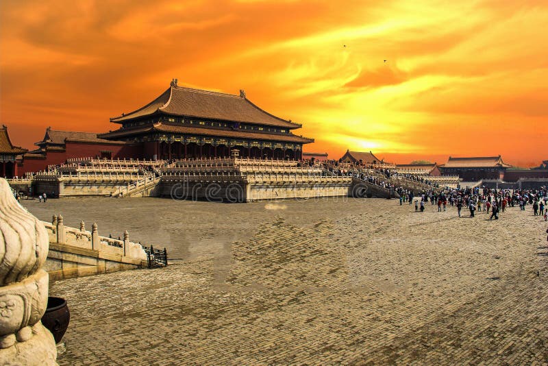 Palais Chinois Interdit De Ville En Chine Image éditorial - Image du ...