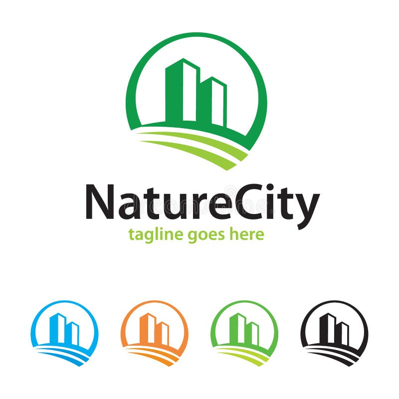 Ville Logo Template Design Vector De Nature Illustration de Vecteur ...