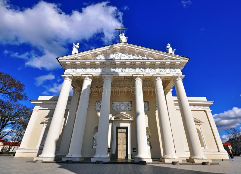 Vilnius cathedral stock photo. Image of cathedral, baltic - 53054594