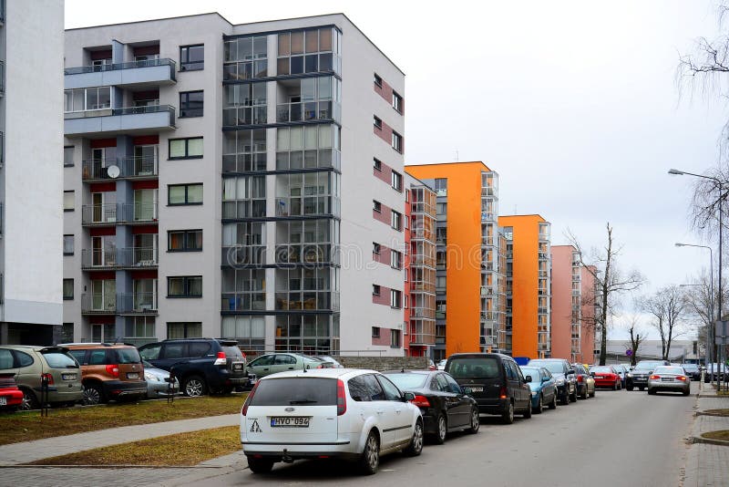 Vilnius City Houses in Zirmunai District Nord City Editorial Stock ... Vilnius City Houses in Zirmunai District Nord City Editorial Stock ...