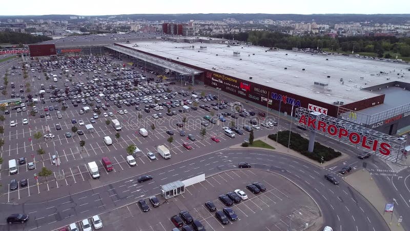 Shopping Mall Akropolis in Vilnius, LIithuania. One of the Best Known ...