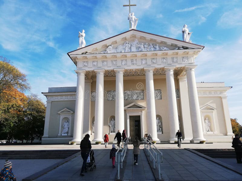 Vilnius Lithuania City Building Historic Editorial Photography - Image ...
