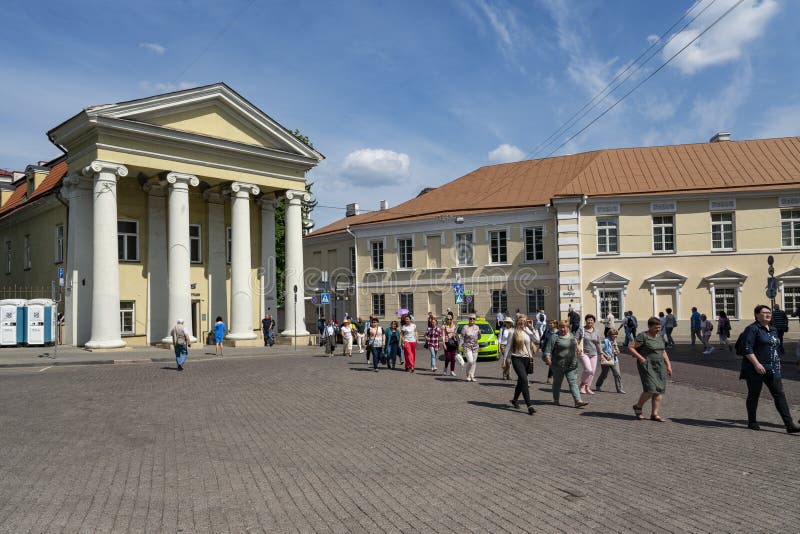 A View of the Vilnius Downtown Editorial Photo - Image of europe ...
