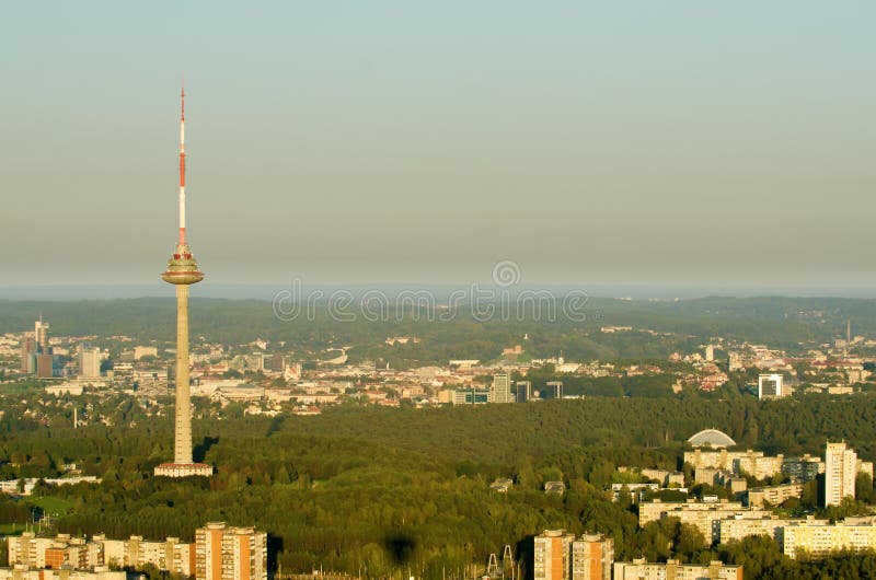 Vilnius, Lithuania: TV Tower Stock Photo - Image of history ...