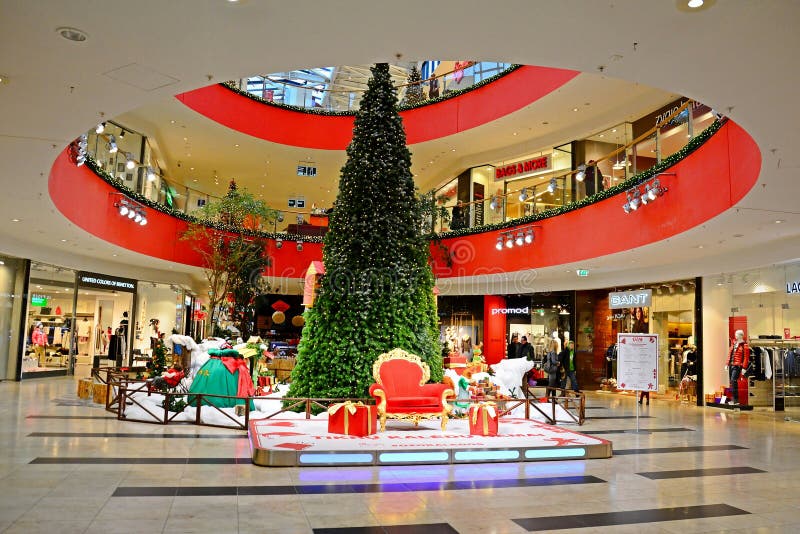 Vilnius Ozas Schopping House Centre Internal View Editorial Stock Image ...