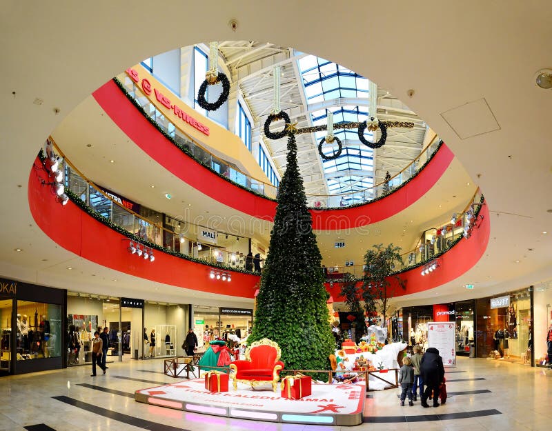Vilnius Ozas Schopping House Centre Internal View Editorial Image ...