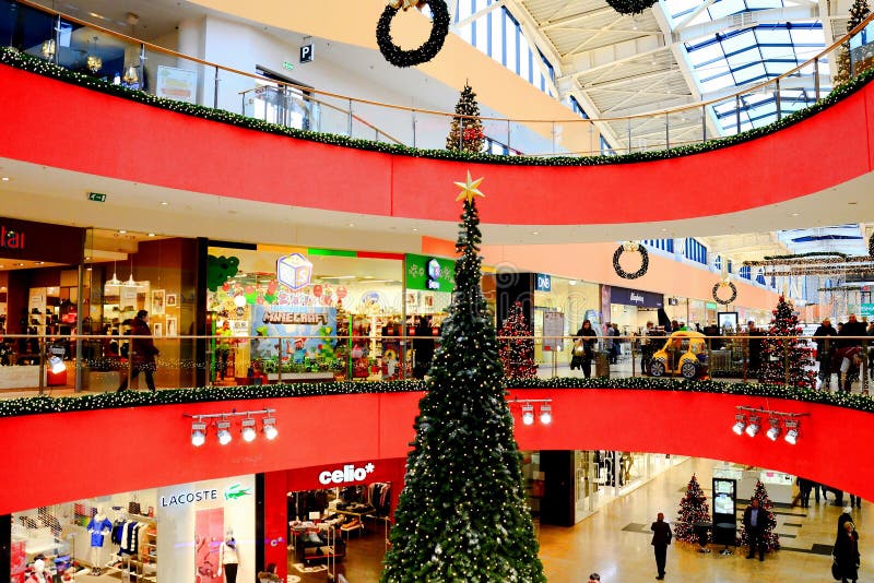 Vilnius Ozas Schopping House Centre Internal View Editorial Image ...