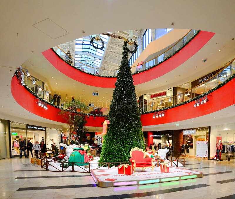 Vilnius Ozas Schopping House Centre Internal View Editorial Stock Photo ...