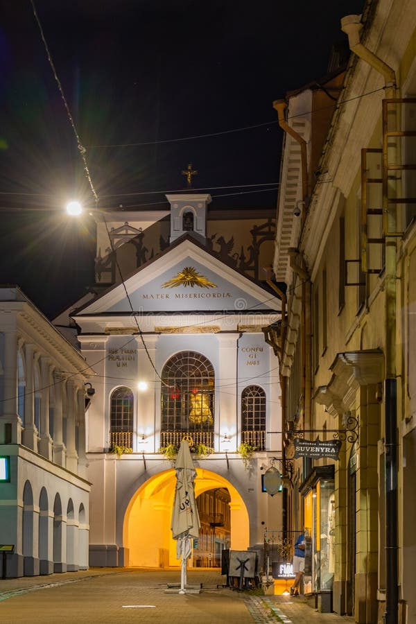 Vilnius. Sharp gate editorial photo. Image of outdoor - 270240481