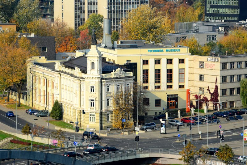 Vilnius Technical Museum Shot from Gediminas Tower Hill Editorial ...