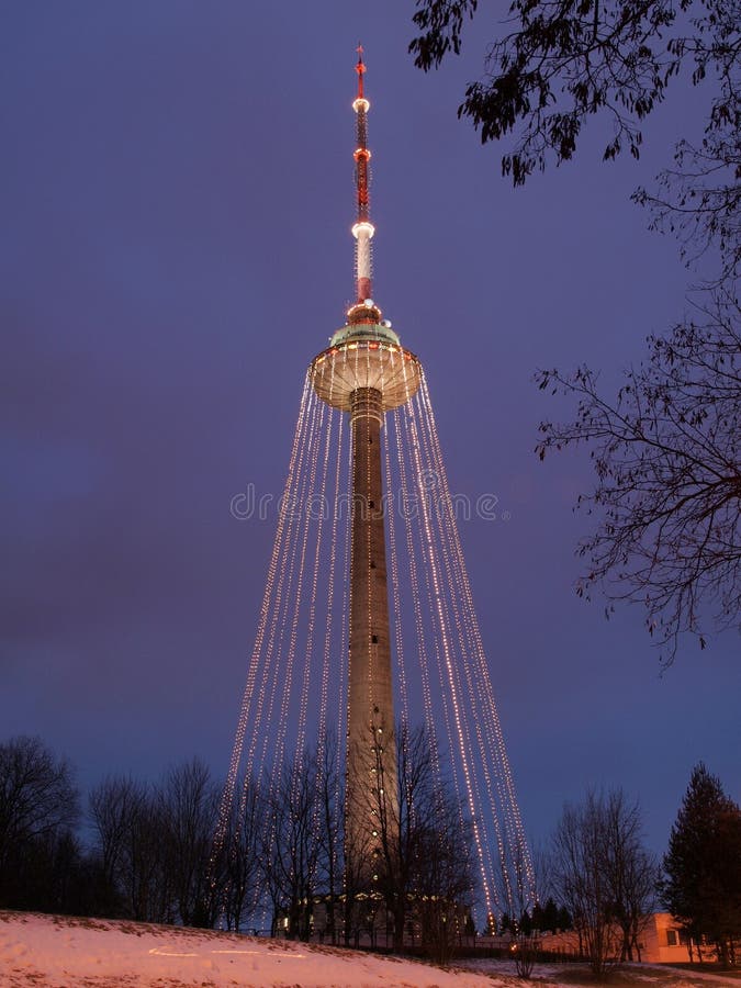599 Vilnius Television Tower Lithuania Stock Photos - Free & Royalty ...