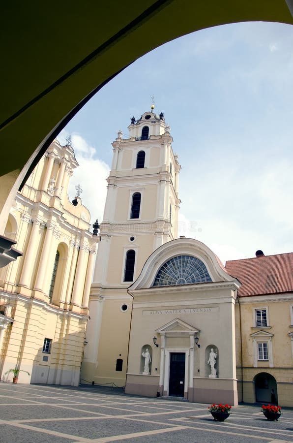 Vilnius University. stock photo. Image of european, building - 21467512