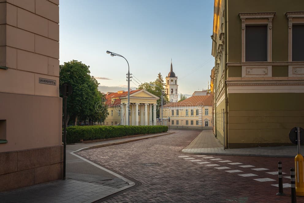 Vilnius University - Vilnius, Lithuania Stock Image - Image of landmark ...