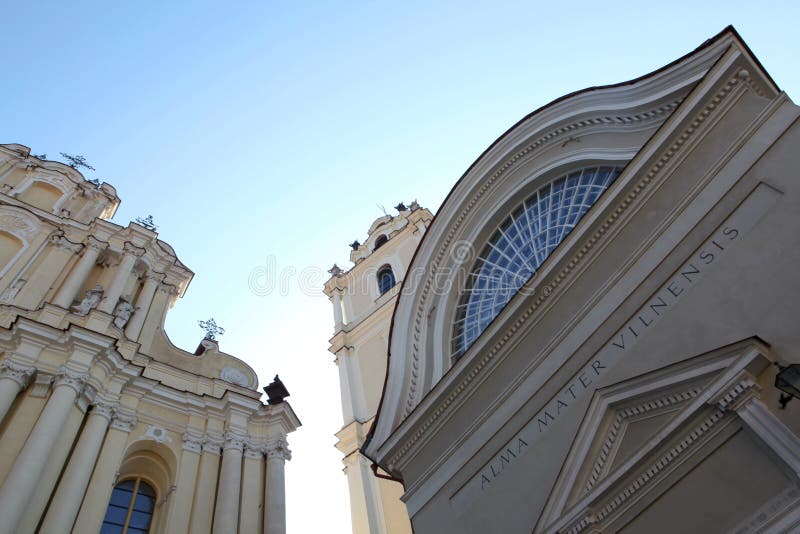 Vilnius University stock photo. Image of columns, vilnensis - 78031670
