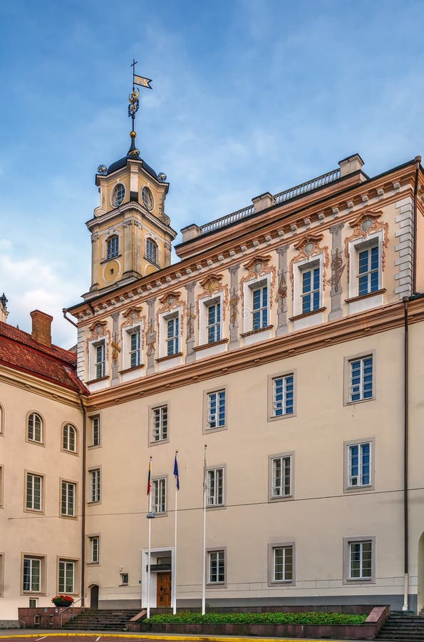 Vilnius University, Lithuania Stock Image - Image of urban, baltic ...