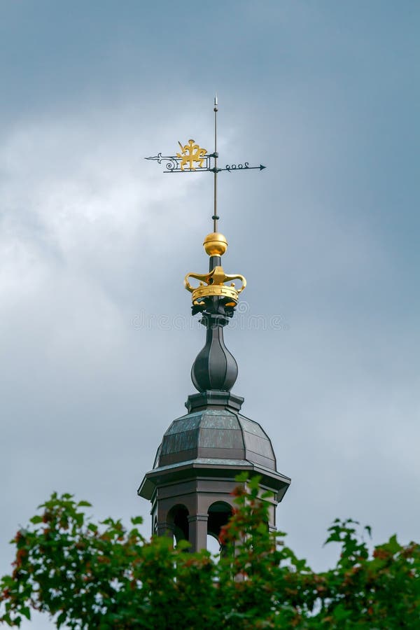 Vilnius. Weather Vane on a Tower. Stock Image - Image of history ...