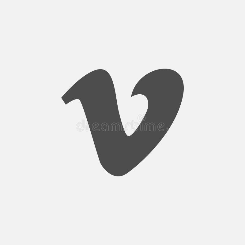 Vimeo Vector Logo. Isolated Vimeo Logo Vector Design Editorial Image ...