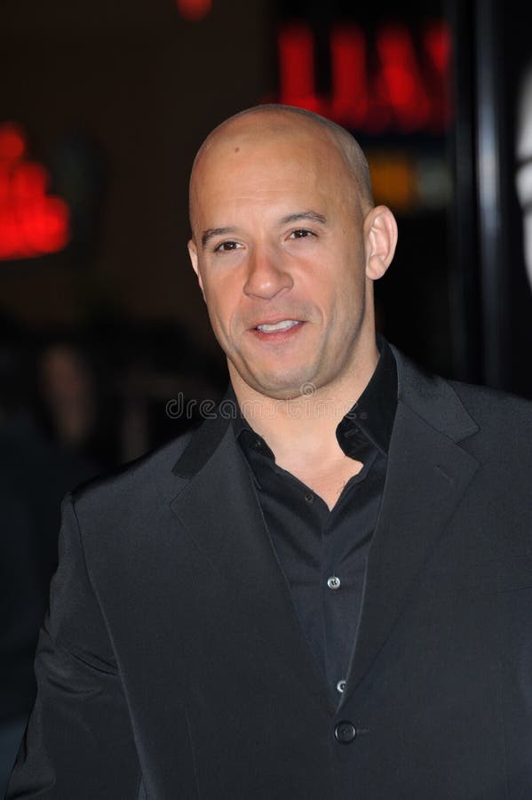 Vin Diesel editorial photography. Image of diesel, theater - 21413577