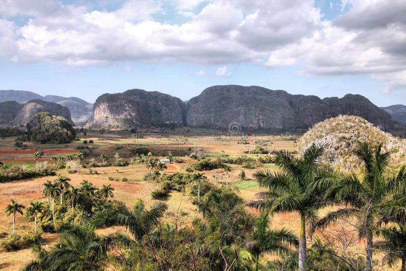The Valley of Vinales in Cuba Stock Image - Image of blue, horizontal ...