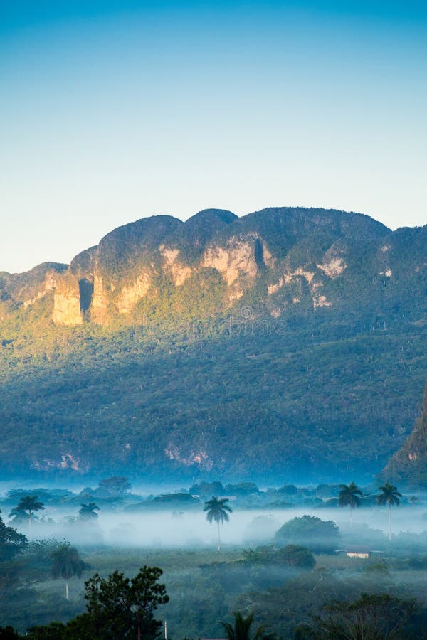 Vinales Valley at Sunrise, Cuba Stock Photo - Image of morning ...