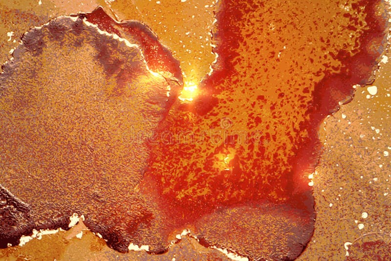 Vinatge Shining Abstract Amber, and Gold Marble Pattern with Sparkles ...