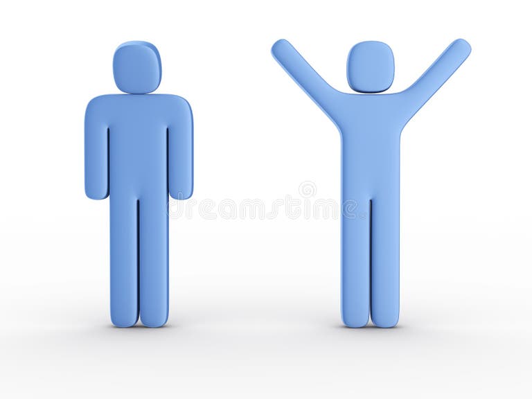 Vincitore e perdente illustrazione di stock. Illustrazione di isolato ...