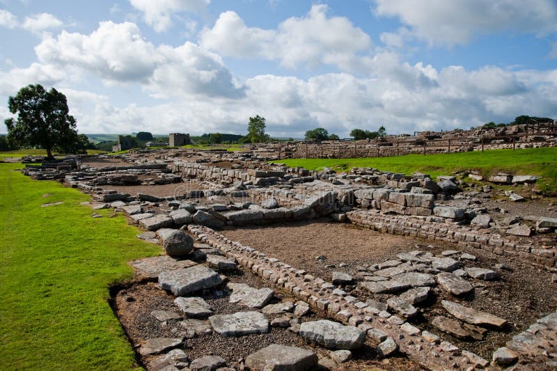 Vindolanda ruins stock image. Image of stone, ruin, england - 12795557