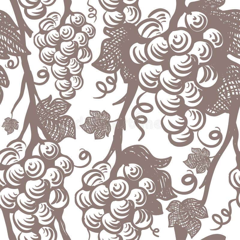Vine Seamless Pattern. stock illustration. Illustration of frame - 65870778