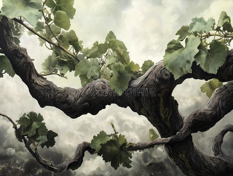 Vine, Tree, Branches, Nature, Dark, Textured, Detailed Stock ...