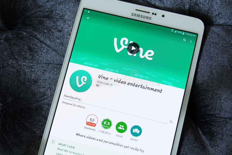 Vine video app editorial image. Image of capture, network - 74944630