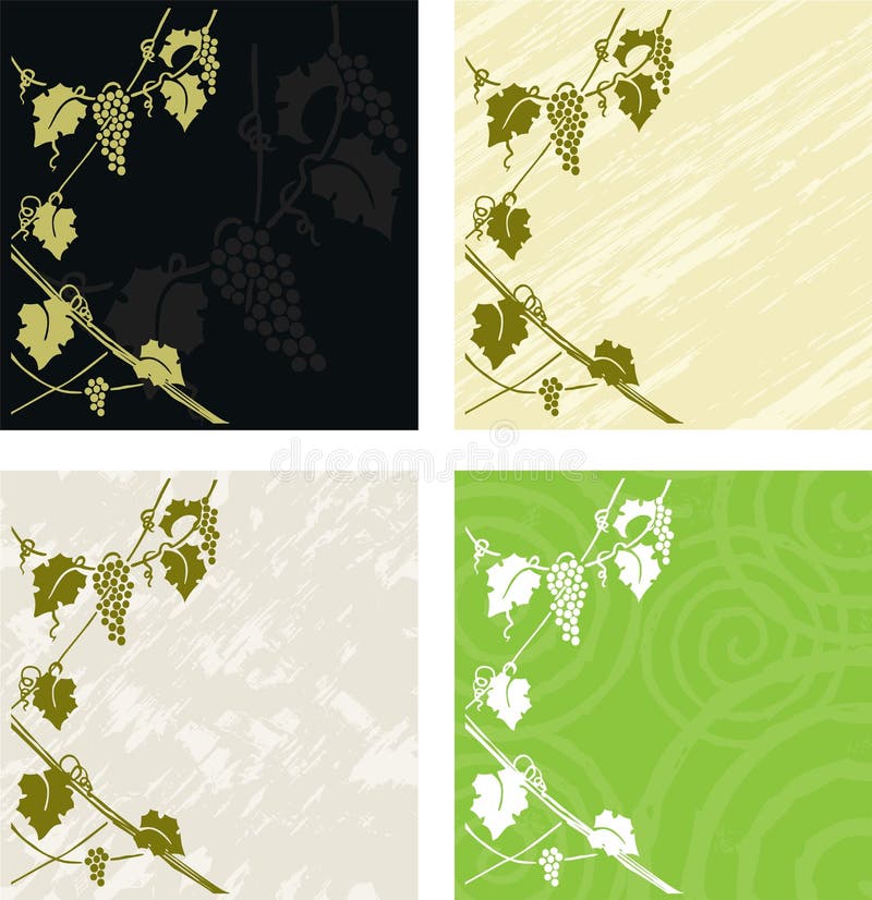 Vine Vignette - Wine Labels Stock Illustration - Illustration of ornate ...