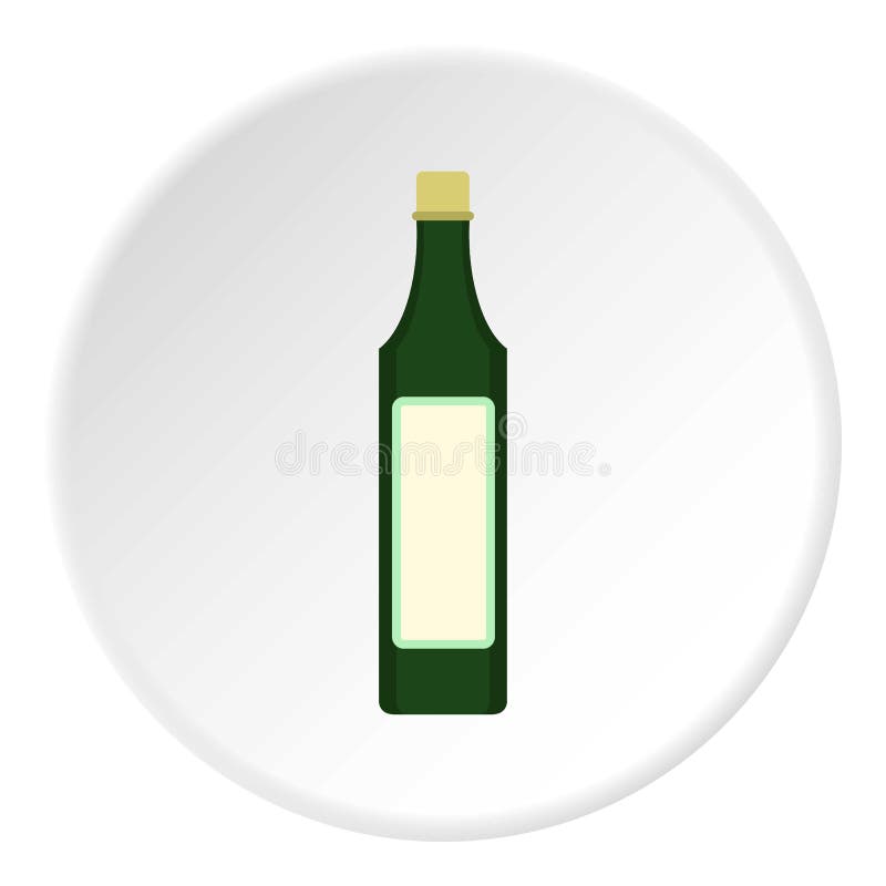 Vinegar bottle icon circle stock vector. Illustration of icon - 95329415