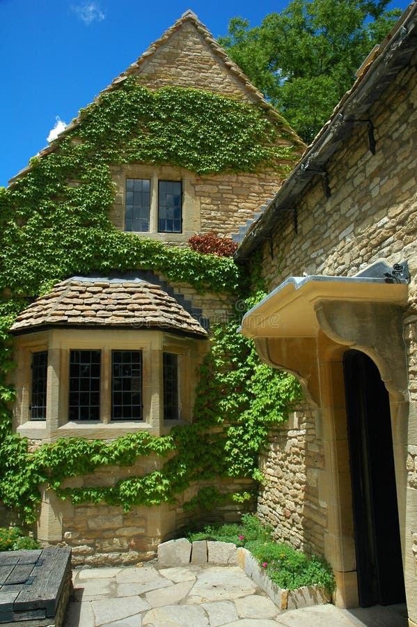 Vines on country cottage stock photo. Image of small, vine - 2848546