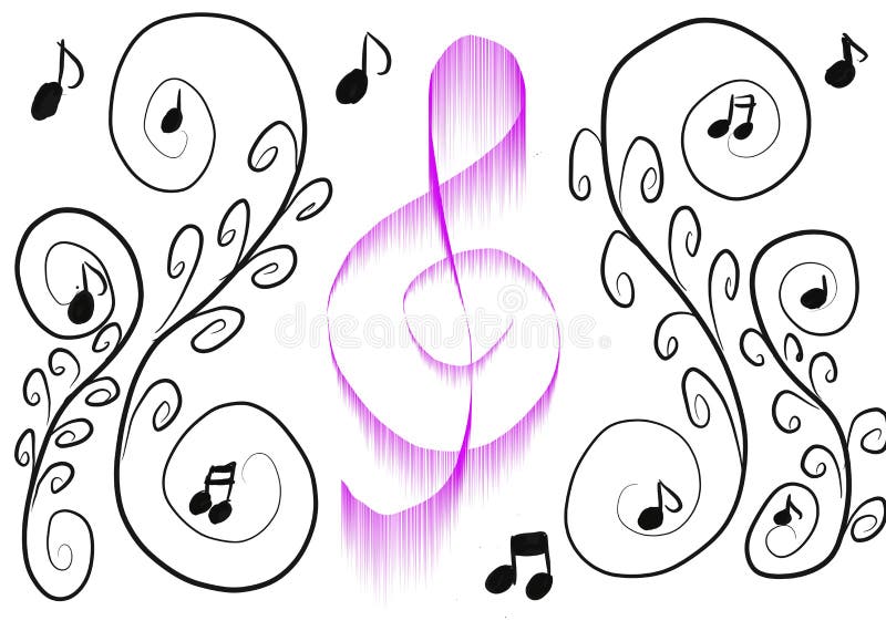 Purple Music Notes Stock Illustrations – 1,334 Purple Music Notes Stock ...